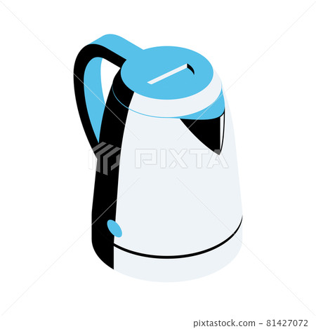 Isometric Kettle Icon - Stock Illustration [81427072] - PIXTA