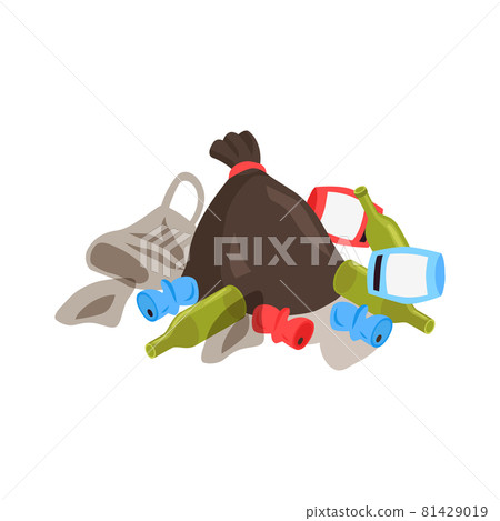 Rubbish Isometric Icon - Stock Illustration [81429019] - PIXTA