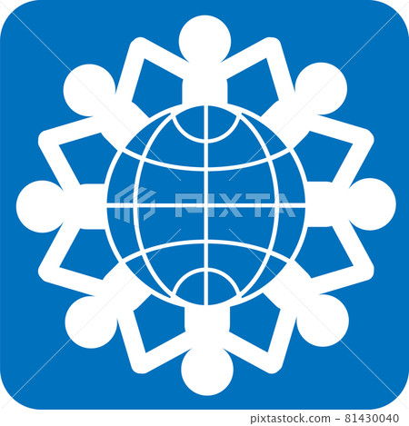 Pictogram of symbiotic society - Stock Illustration [81430040] - PIXTA