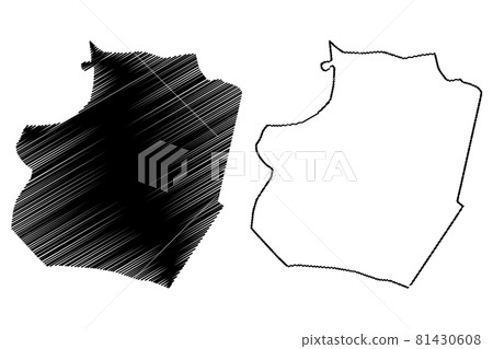 Raqqa Governorate (Governorates of Syria,... - Stock Illustration ...