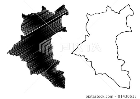 Daraa Governorate (Governorates of Syria,... - Stock Illustration ...