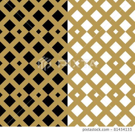 Gold geometrical decorative ornamental grid... - Stock Illustration ...