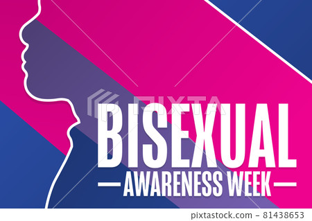 Bisexual Awareness Week. Holiday concept.... - Stock Illustration ...
