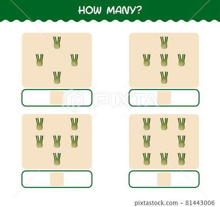How many cartoon fennel. Counting game.... - Stock Illustration ...