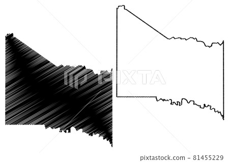 Foard County, Texas (Counties in Texas, United... - Stock Illustration ...