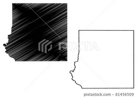 Kinney County, Texas (Counties in Texas, United... - Stock Illustration ...
