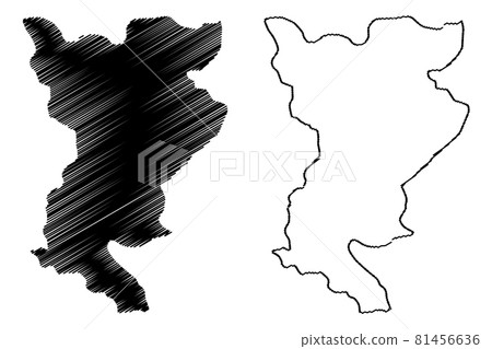 Siliana Governorate (Governorates of Tunisia,... - Stock Illustration ...