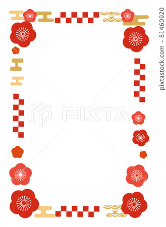Japanese style frame illustration - Stock Illustration [81460920] - PIXTA