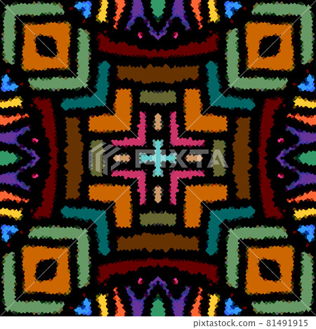 Geometric color pattern 3 - Stock Illustration [81491915] - PIXTA