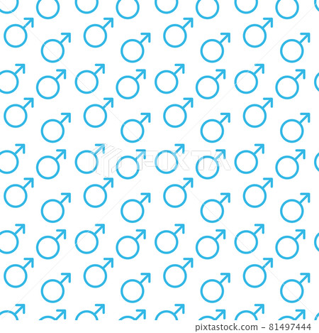 Blue Male sign. Circle with an arrow. Belonging... - Stock Illustration ...