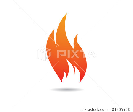 Fire logo images illustration design-插圖素材 [81505508] - PIXTA圖庫
