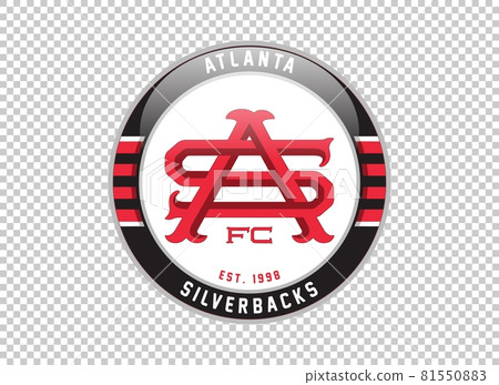 Atlanta Silverbacks FC USA football club on... - Stock Illustration ...