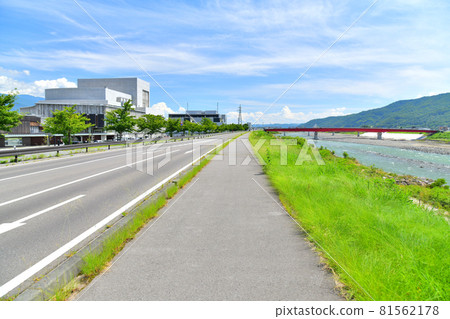 View of Uedabashi / Chikuma River from... - Stock Photo [81562178] - PIXTA