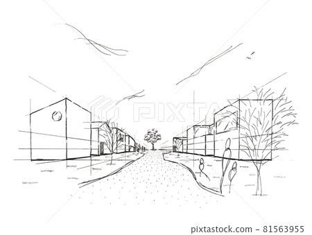 Image perspective of subdivision - Stock Illustration [81563955] - PIXTA