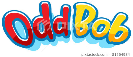 Odd Bob logo font design - Stock Illustration [81564984] - PIXTA