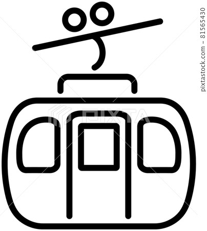 Ropeway vector icon - Stock Illustration [81565430] - PIXTA