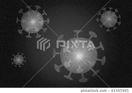 COVID-19 Coronavirus electron microscope image - Stock Illustration ...