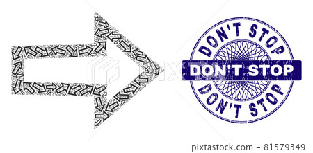 Arrow Right Recursive Composition of Arrow... - Stock Illustration ...