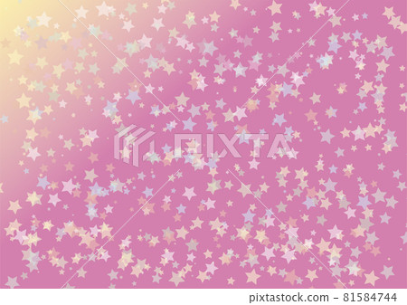 Cute little star background material - Stock Illustration [81584744 ...