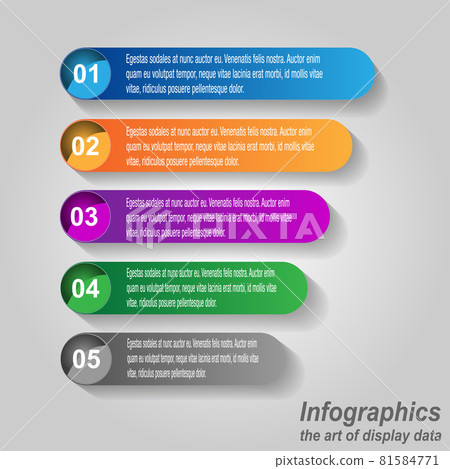 Infographic display template. Idea to display... - Stock Illustration ...