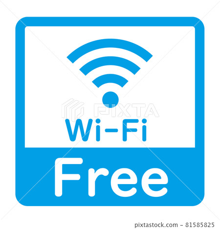 Illustration showing Free Wi-Fi. Free Wi-Fi is... - Stock Illustration ...
