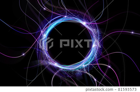 Abstract background of circle particles on... - Stock Illustration ...