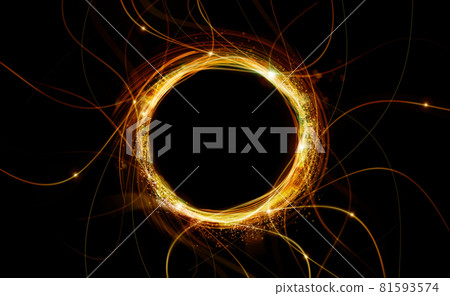 Abstract background of circle particles on... - Stock Illustration ...