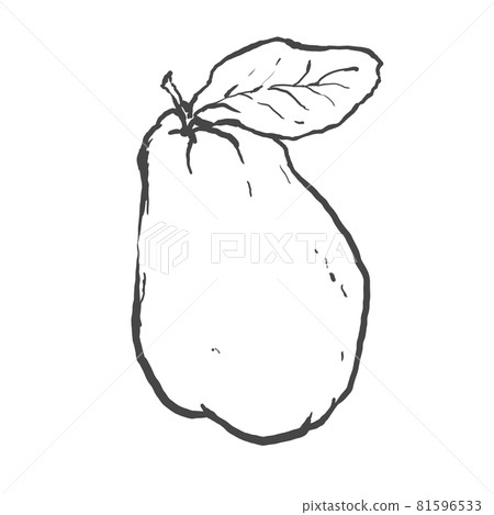 Japanese style hand-drawn line drawing... - Stock Illustration ...