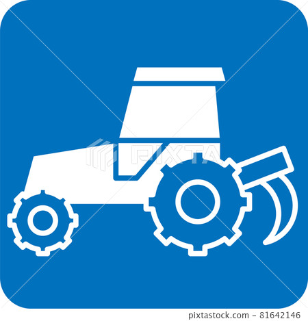 Tractor pictogram - Stock Illustration [81642146] - PIXTA