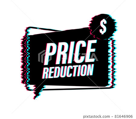 Price reduction banner template design. Sale...-插圖素材 [81646906] - PIXTA圖庫