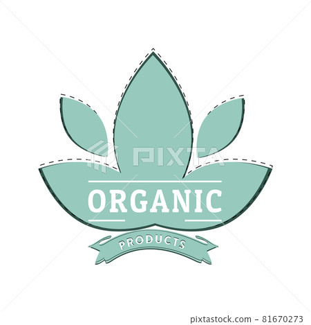 Mark label for vegetarian food, badge stamp green - Stock Illustration ...