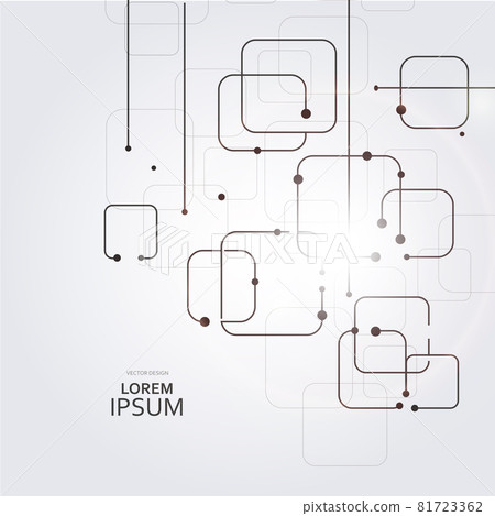 Vector simple technological background. Modern... - Stock Illustration ...