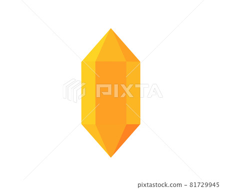 Orange crystal - Stock Illustration [81729945] - PIXTA
