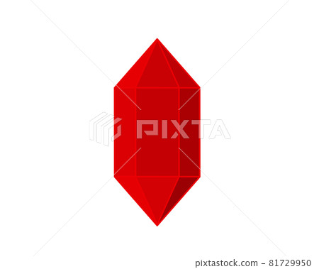 Red crystal - Stock Illustration [81729950] - PIXTA