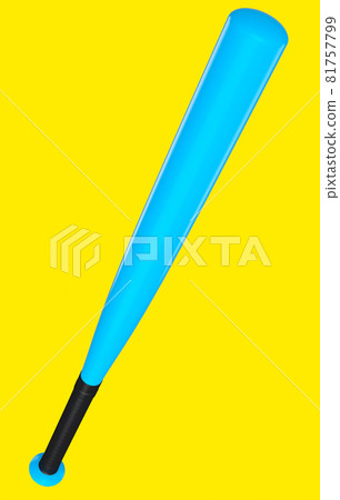 Blue rubber professional softball or baseball... - Stock Illustration ...
