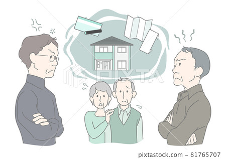 inheritance, succession, fight - Stock Illustration [81765707] - PIXTA