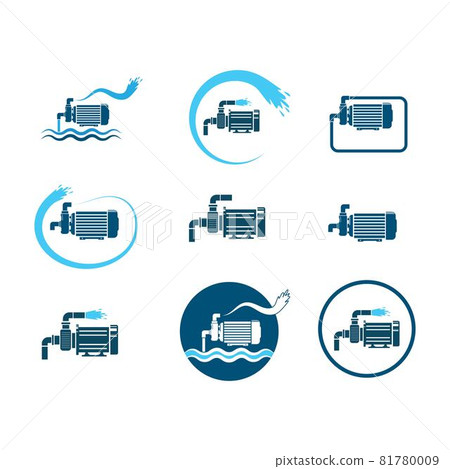 water pump machine icon vector illustration... - Stock Illustration ...