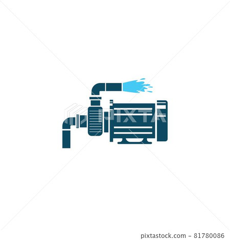 water pump machine icon vector illustration... - Stock Illustration ...