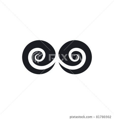 vortex wind icon vector design illustration - Stock Illustration ...