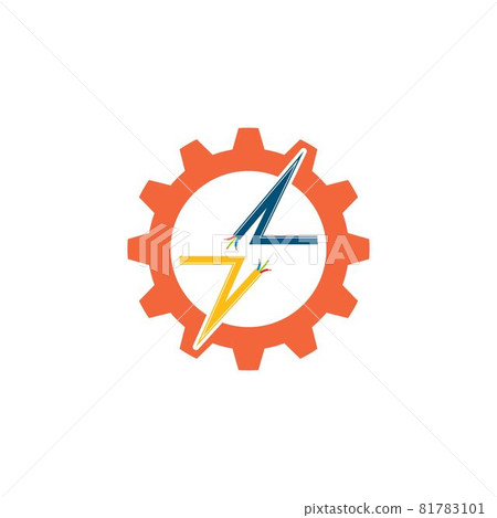 electrical service and installation icon... - Stock Illustration ...