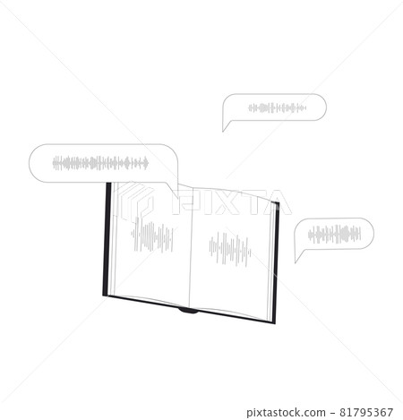 Audiobook. Knowledge, education, learning... - Stock Illustration ...