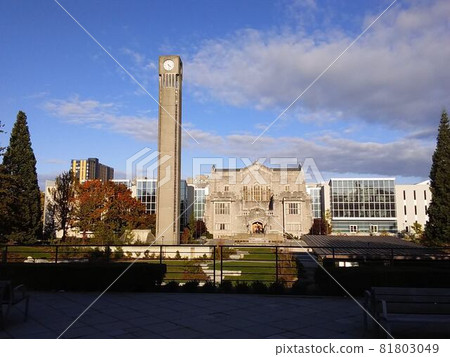 Library and Clock Tower at the University of... - Stock Photo [81803049 ...