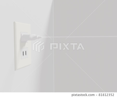 Image material of a simple outlet on the front - Stock Illustration ...