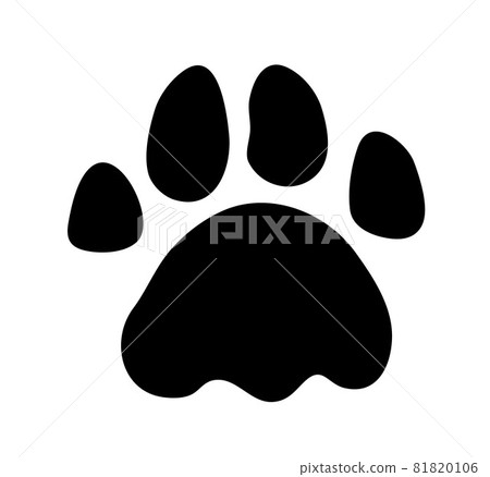 Tiger's footsteps - Stock Illustration [81820106] - PIXTA