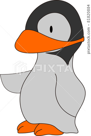Masked penguins (1) - Stock Illustration [81820884] - PIXTA