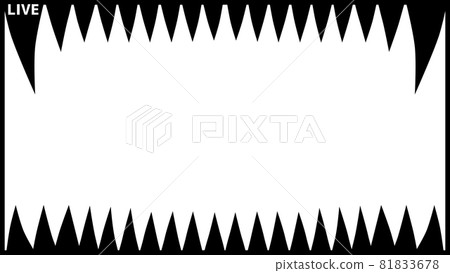 Thumbnail frame [with fang outer frame] (10) - Stock Illustration ...