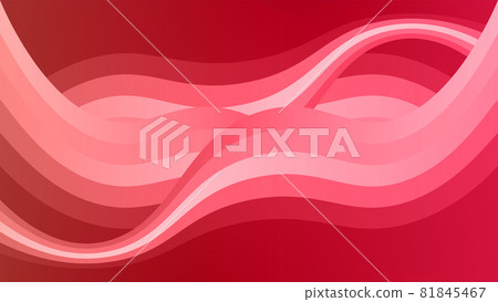 Beautiful wavy red stripes shape vector... - Stock Illustration ...