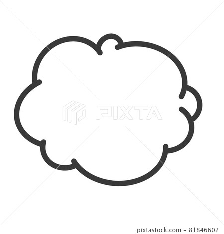 Cloud mark - Stock Illustration [81846602] - PIXTA