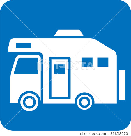 Camper pictogram - Stock Illustration [81858970] - PIXTA