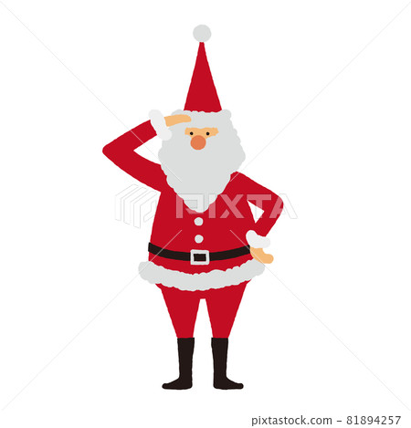 Illustration of Santa Claus Santa looking... - Stock Illustration ...